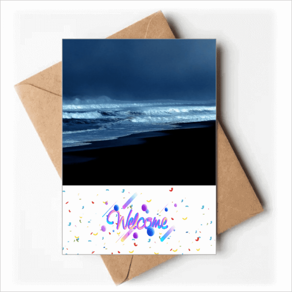 Ocean Sky Water Beach Science Nature Picture Welcome Back Greeting ...
