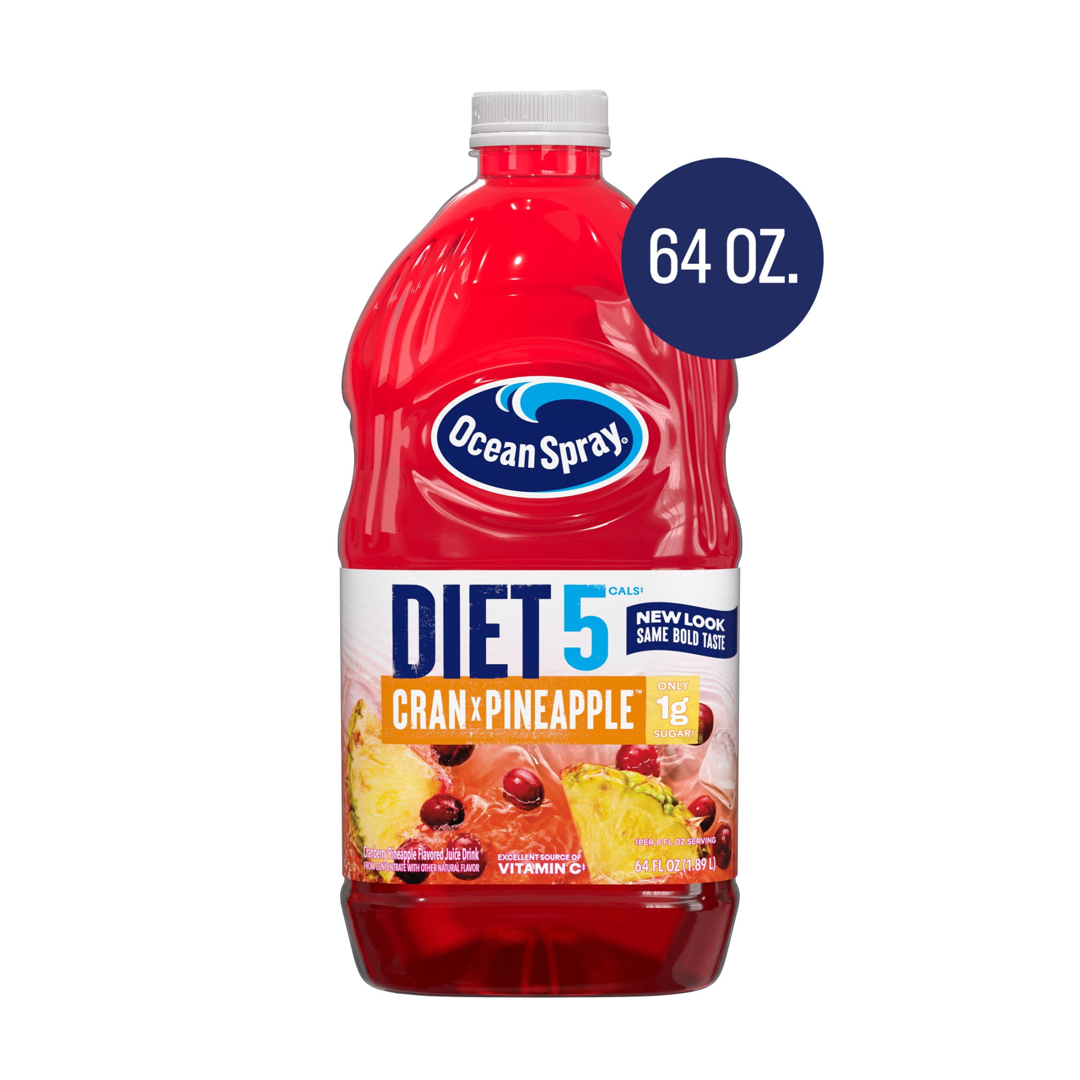 Ocean Spray® Diet Cran-Pineapple™ Cranberry Pineapple Juice Drink, 64 ...