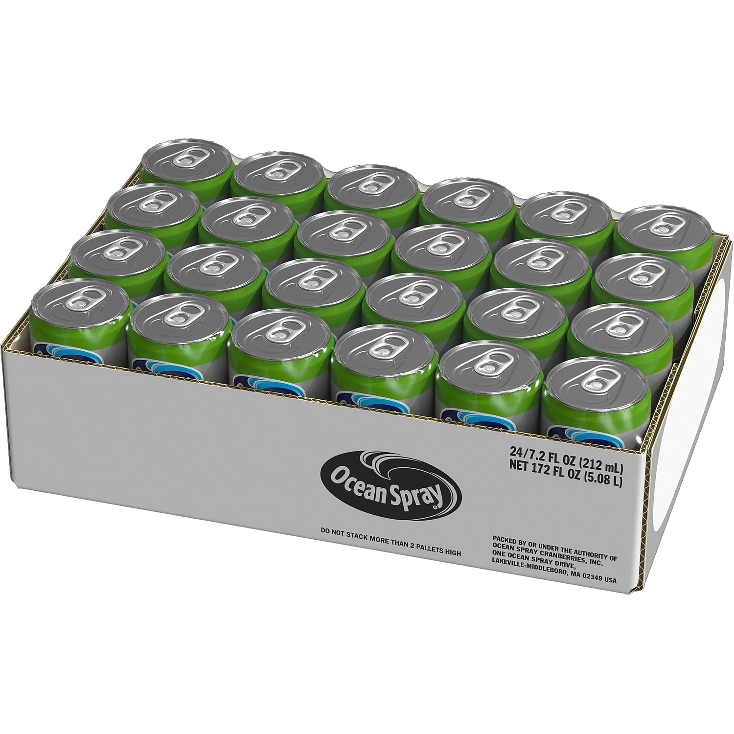 Ocean Spray 100% Apple Juice, 7.2 fl. oz., 24 Cans/Carton - Walmart.com