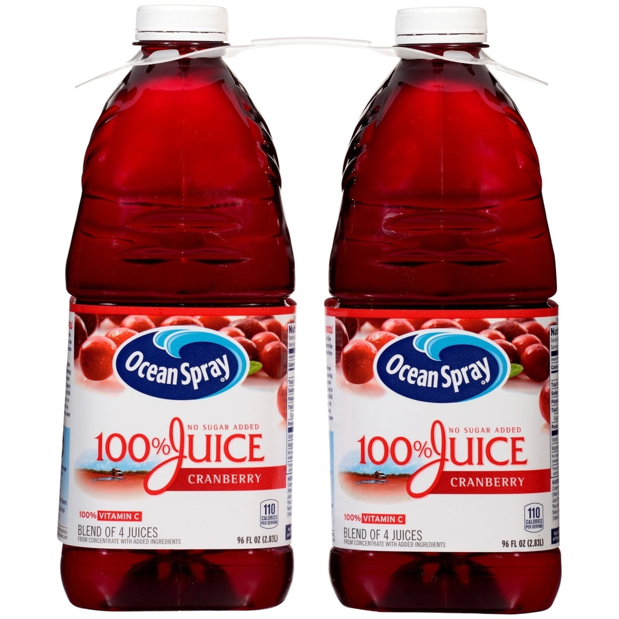 Ocean Spray, Cranberry Juice Blend, 96 fl oz Bottles, 2-pack - Walmart.com