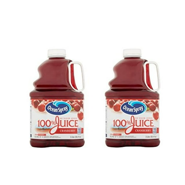 Ocean Spray 100 Juice No Sugar Added 1014 Fl Oz Per Bottle 2