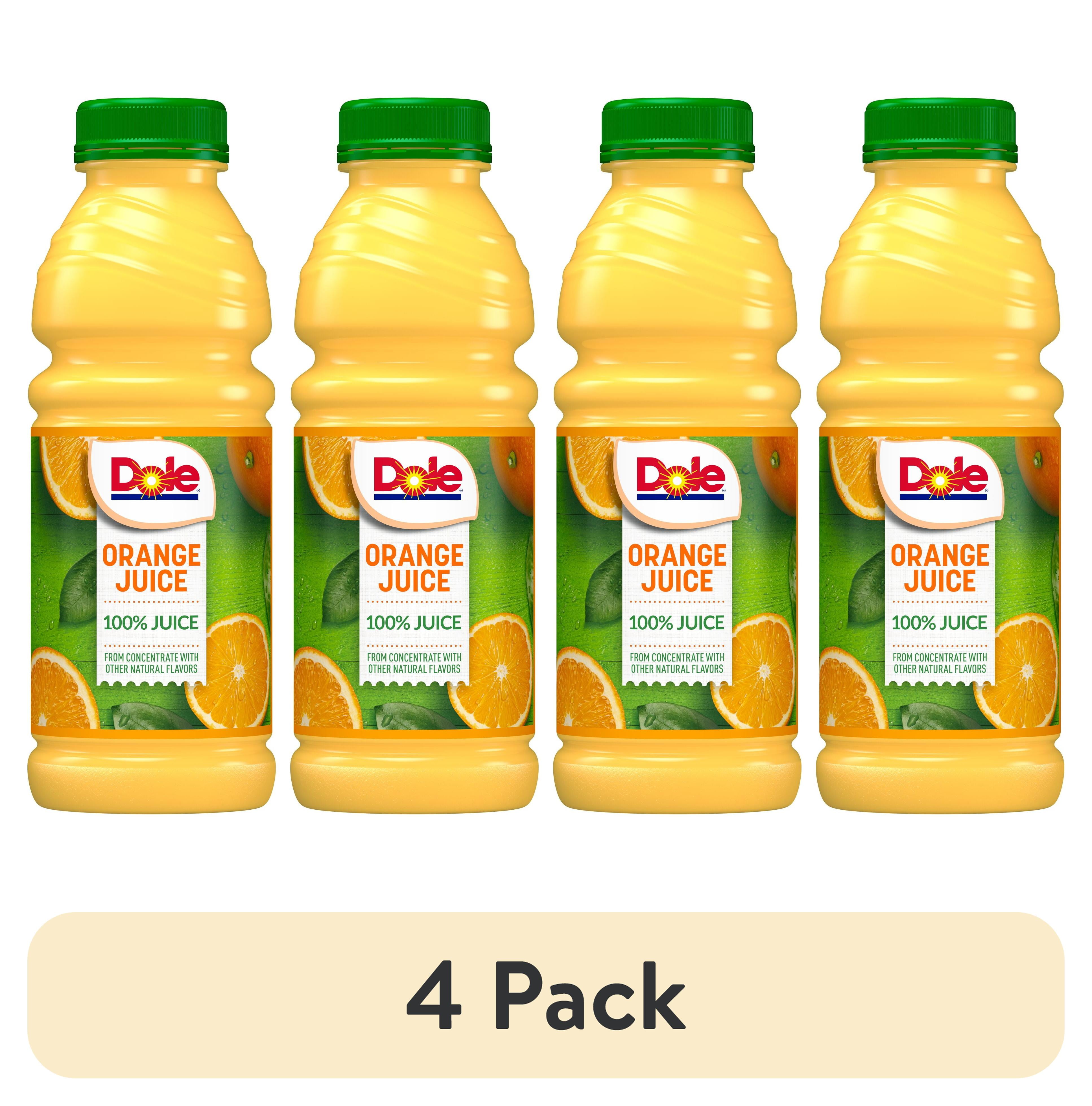 (4 pack) Ocean Spray 100% Orange Juice Shelf-Stable Juice Drink, 15.2 ...
