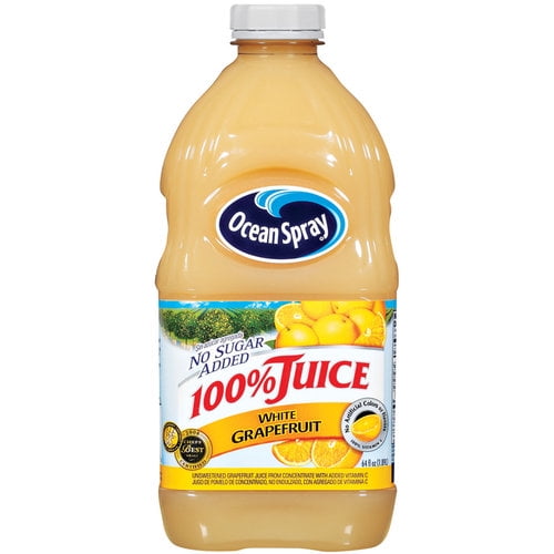 Ocean Spray 100% White Grapefruit Juice, 64 Fl. Oz. - Walmart.com
