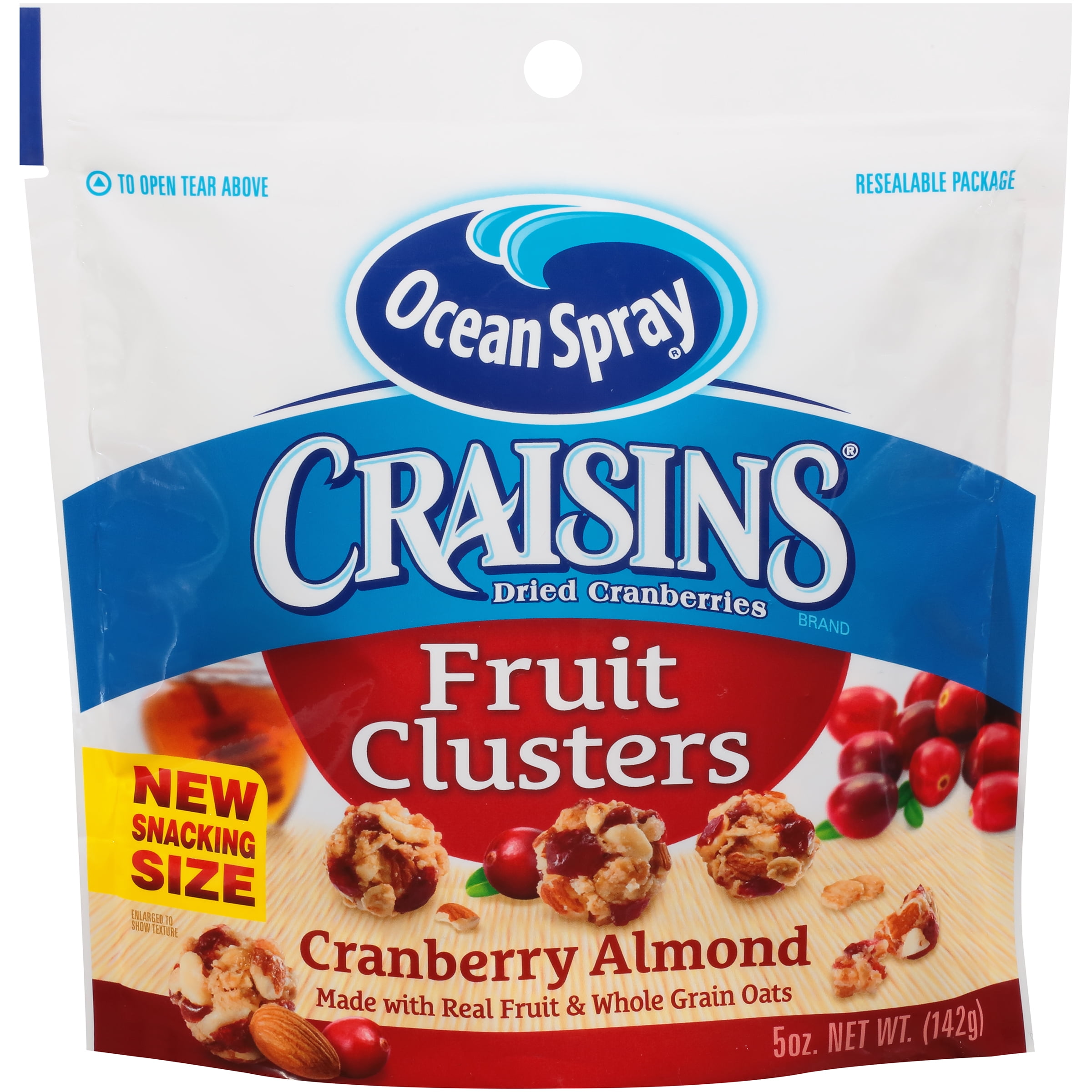Ocean Spray Craisins Cranberry Almond Fruit Clusters, 22963 (21377743 ...