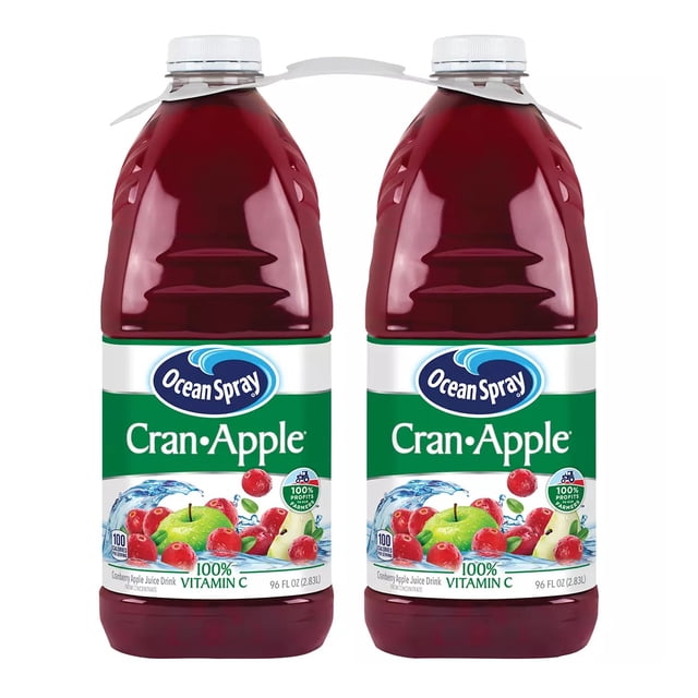 Ocean Spray Cran-Apple Juice, 2 pk./96 oz. - Walmart.com