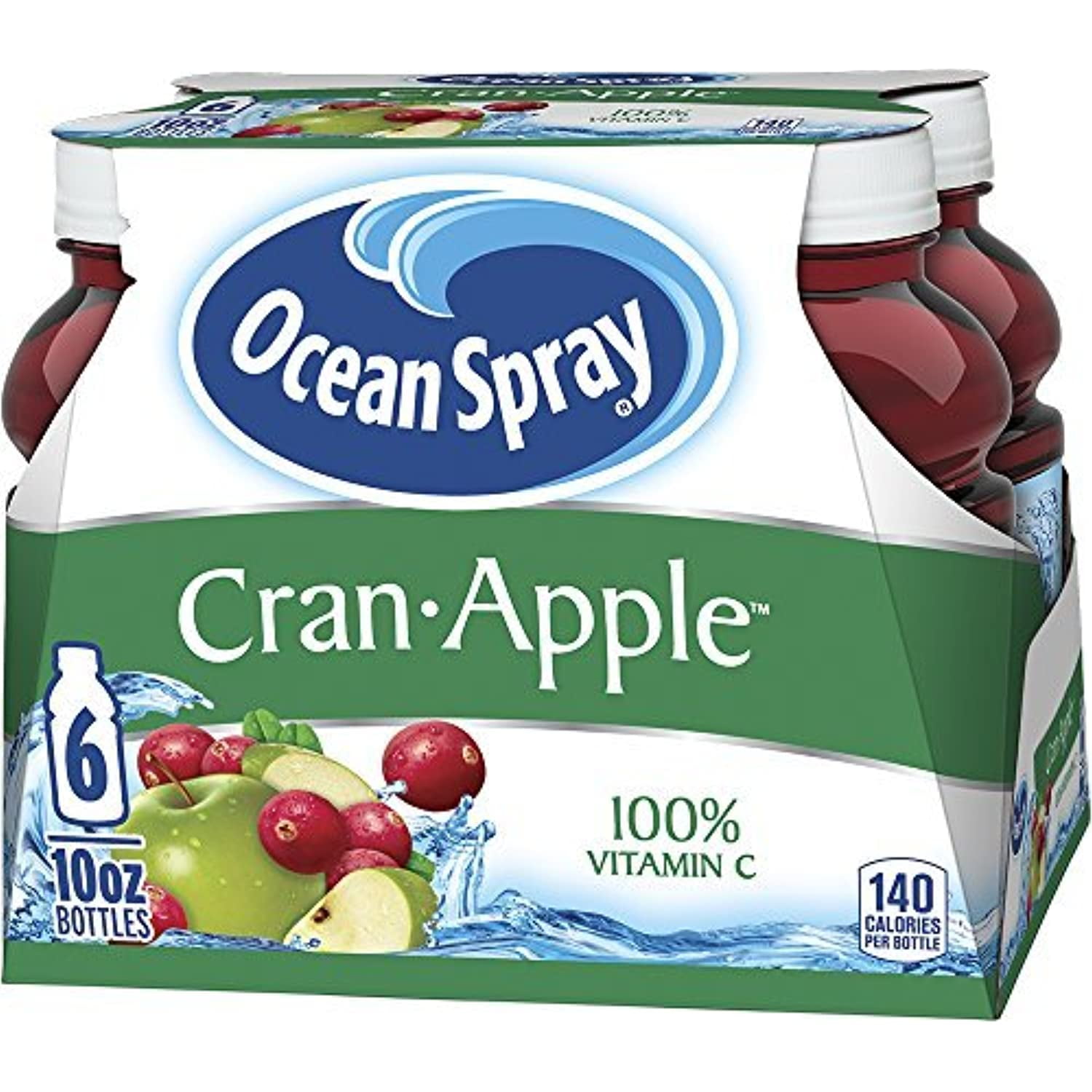 Ocean Spray Cran-Apple Juice Drink, 10 Ounce by Ocean Spray - Walmart.com