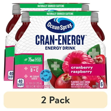 Ocean Spray, Cran-Energy Cranberry Raspberry Energy Juice Drink, 10 Fl ...
