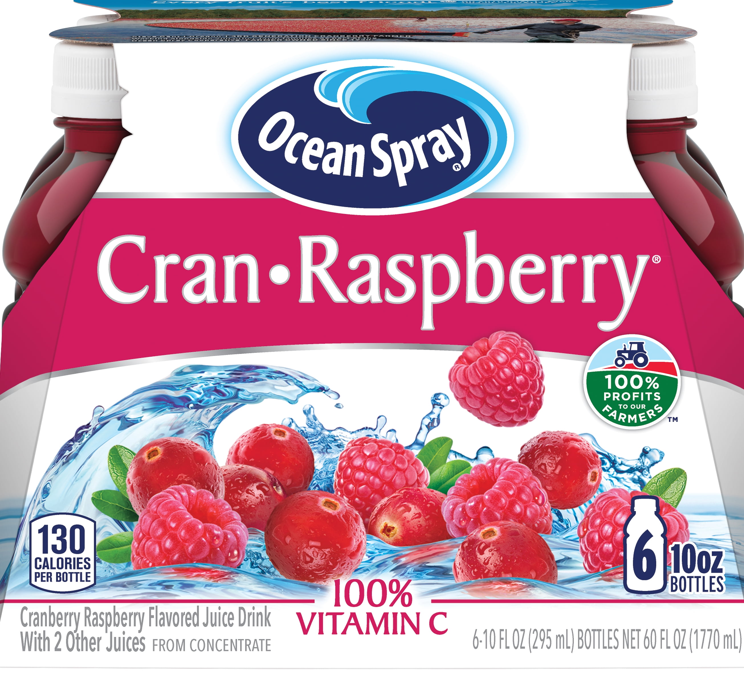 Ocean Spray® Cran-Raspberry® Cranberry Raspberry Juice Drinks, 10 fl oz ...
