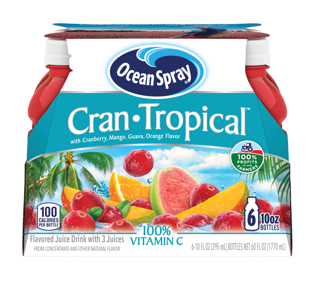 Ocean Spray® Cran-Tropical™ Cranberry Tropical Juice Drinks, 10 fl oz ...
