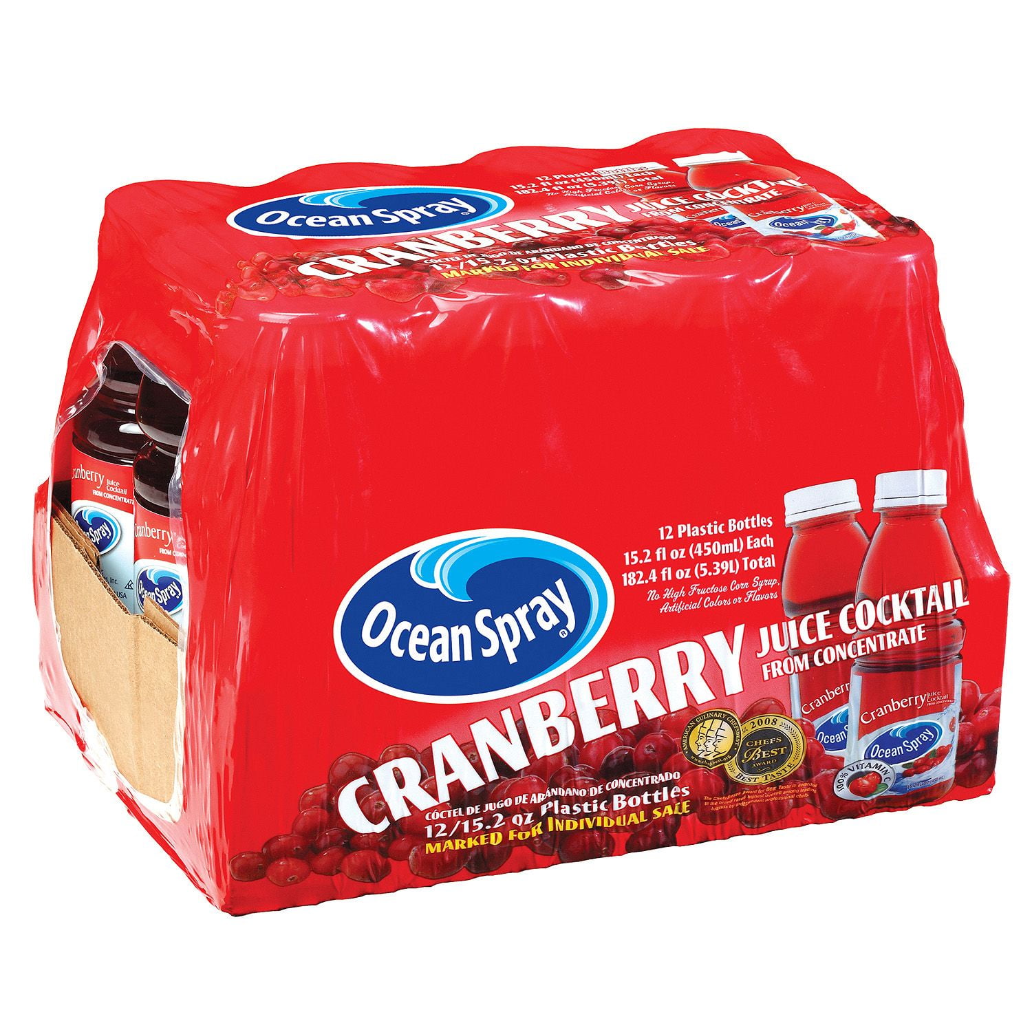 Ocean Spray Cranberry Juice Cocktail - 12 Pack of 15.2 Ounce Bottles ...