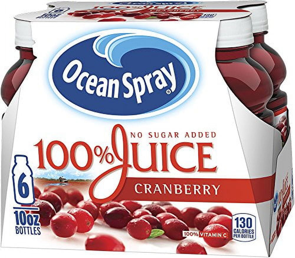 Ocean Spray Cranberry Juice Drink, 10 Oz Bottles, 6 Pack - Walmart.com