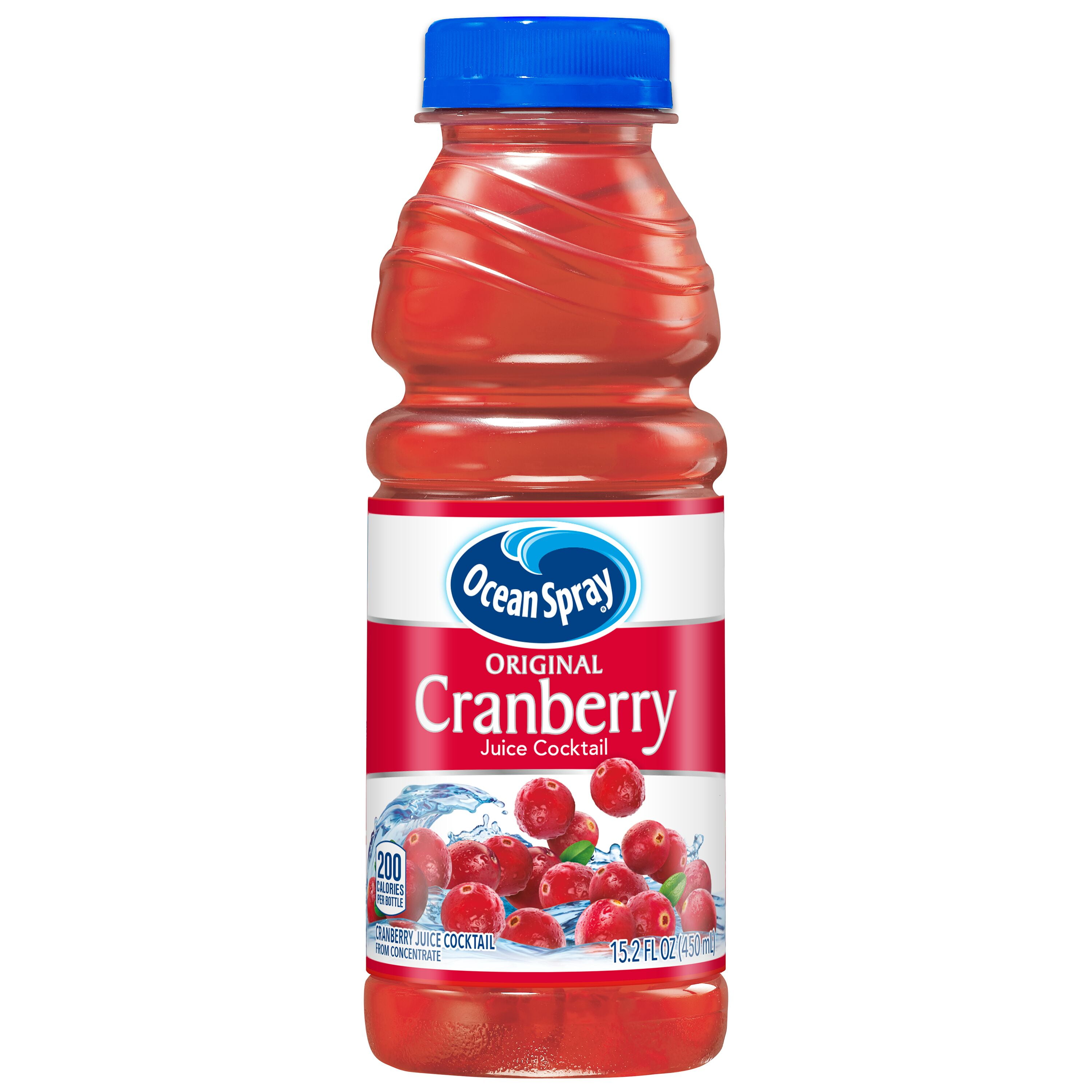 Ocean Spray Cranberry Juice Drink Cocktail, 15.2 fl oz Bottle, Shelf ...