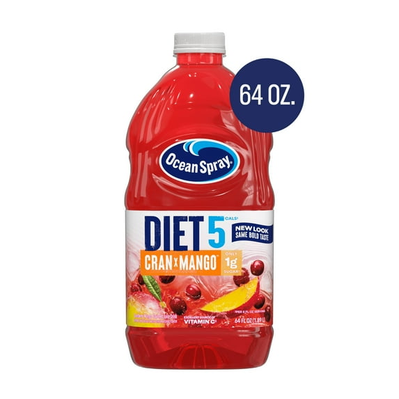 Ocean Spray Cran-Mango Diet Cranberry Mango Juice Drink 64 fl oz Bottle ...