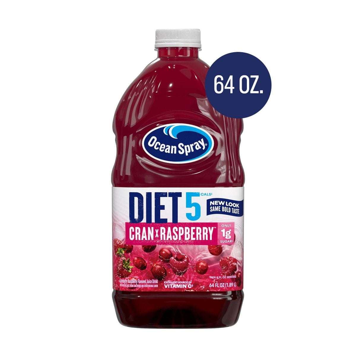 Ocean Spray Diet Cran Raspberry Juice - 64 fl oz Bottle - Walmart.com