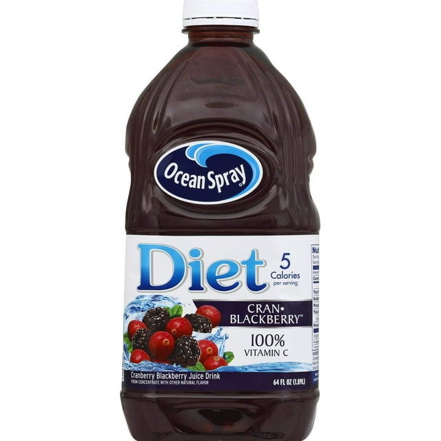Ocean Spray Diet Cranberry Blackberry Fruit Juice Drink, 64 Fl Oz ...