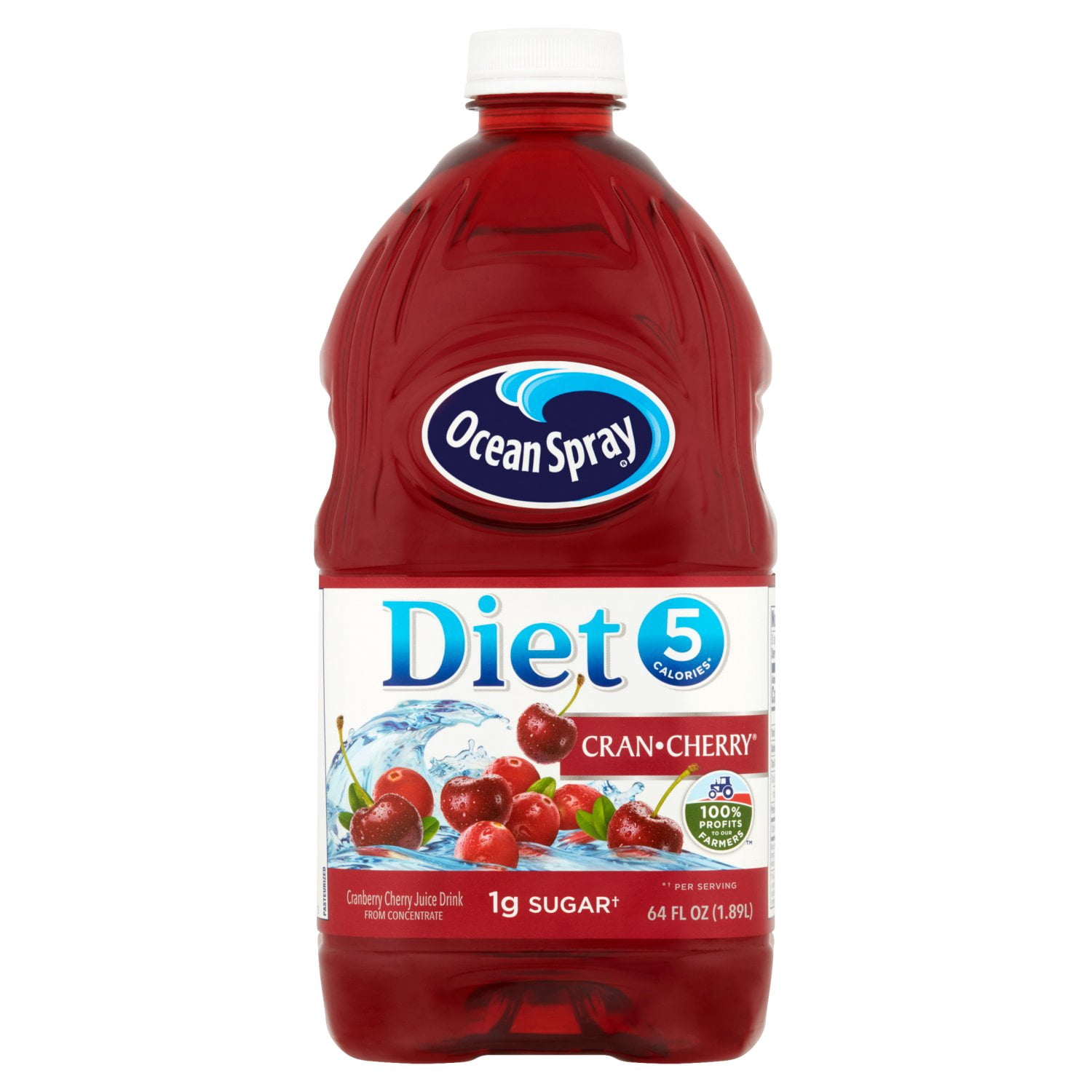 Ocean Spray Diet Juice Cran-Cherry 64 oz - Walmart.com