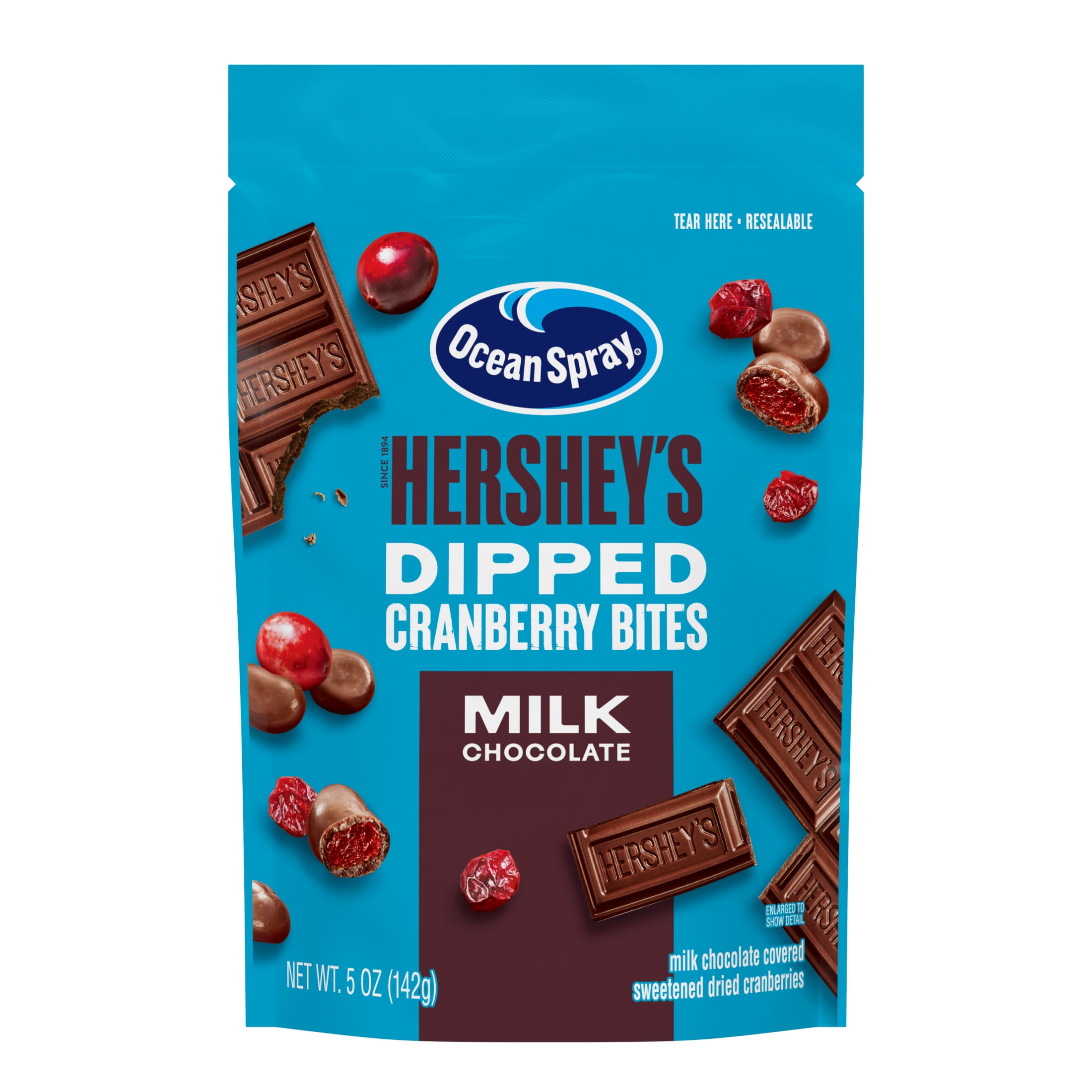Ocean Spray® HERSHEY’S® Milk Chocolate Dipped Cranberry Bites ...