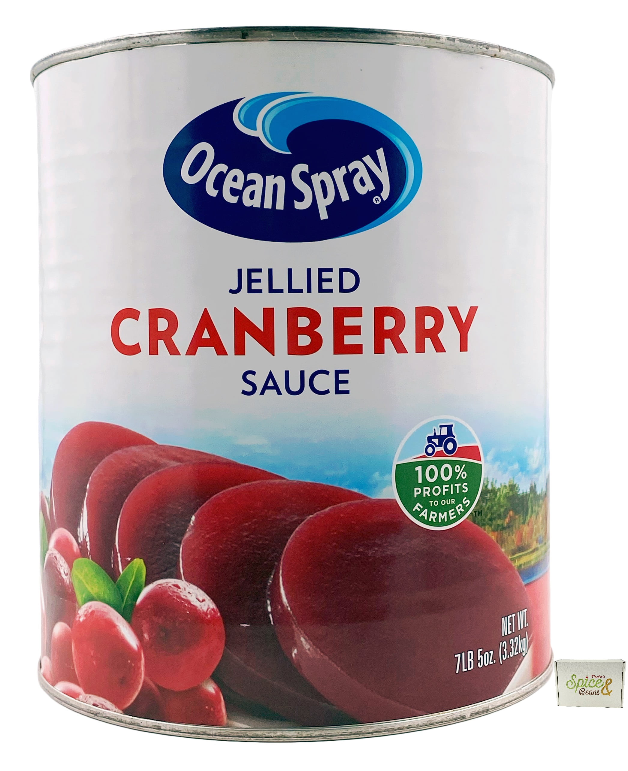 Ocean Spray Jellied Cranberry Sauce in #10 Can - 117 oz - Walmart.com