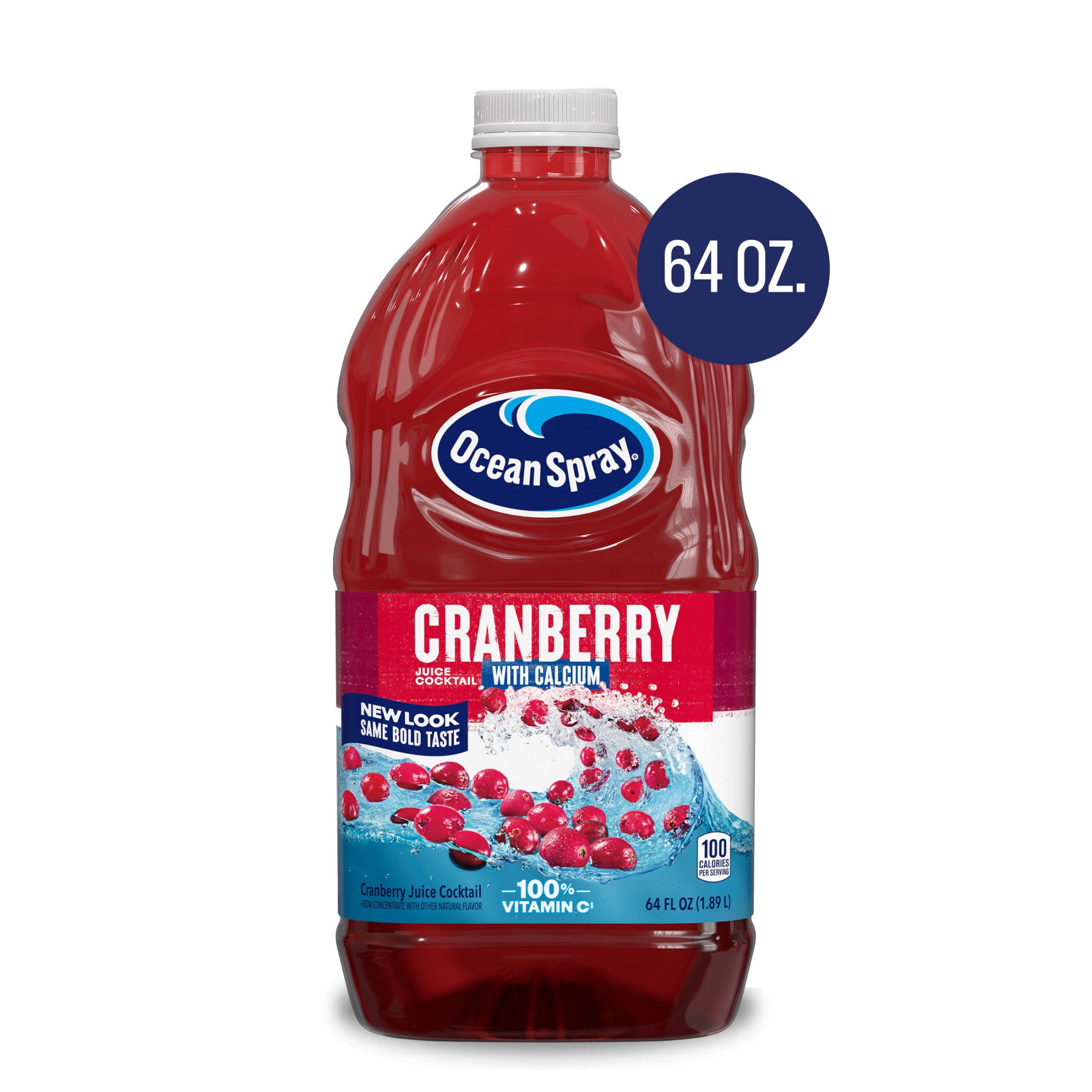 Ocean Spray® Cranberry Juice Cocktail with Calcium, 64 fl oz Bottle ...
