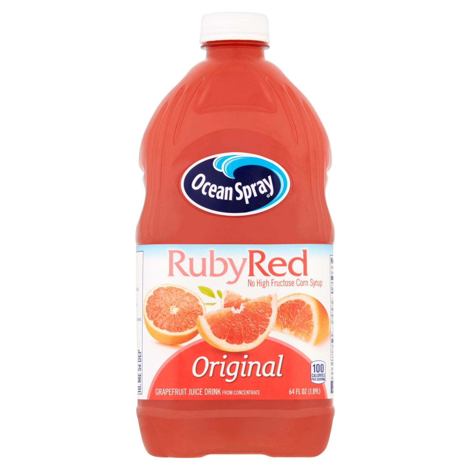 Ocean Spray Juice Drink Grapefruit Ruby Red Original 64 oz - Walmart.com