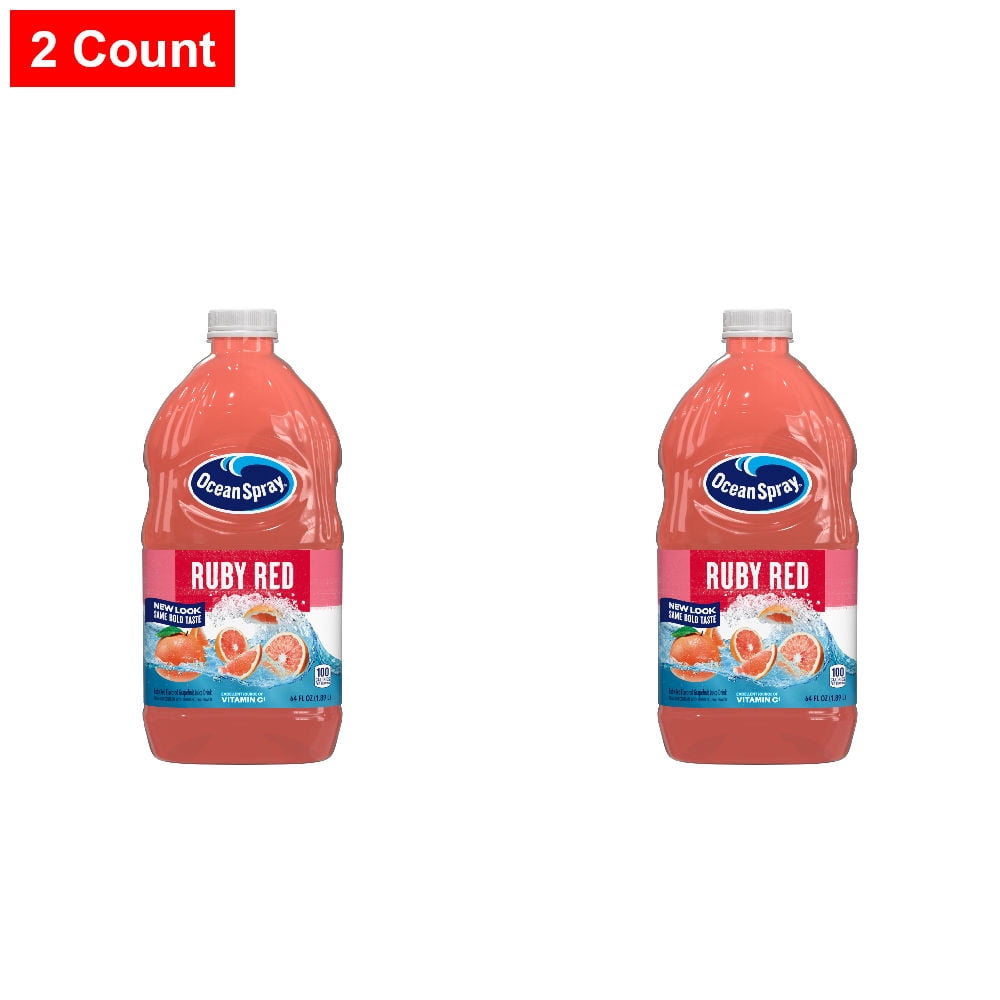 Ocean Spray Original Ruby Red Grapefruit Juice Drink 64 fl oz - 2 count ...