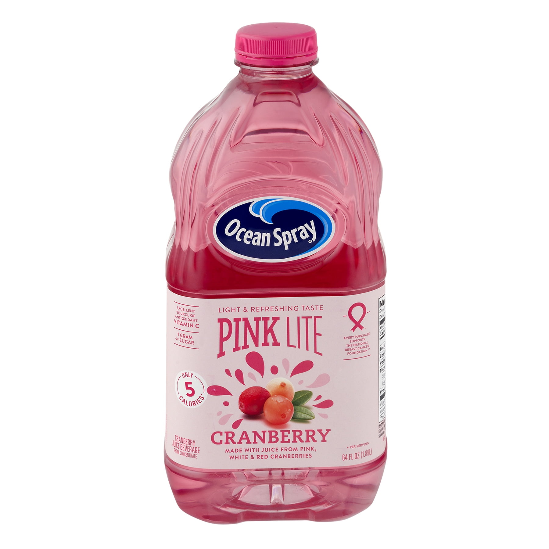 Ocean Spray Pink Lite Cranberry Juice Drink,64 fl oz - Walmart.com