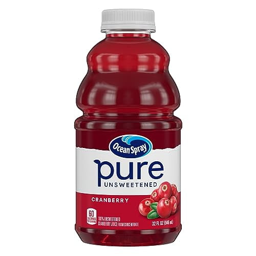 Ocean SprayÂ® Pure Unsweetened Cranberry, 100% Cranberry Juice From ...