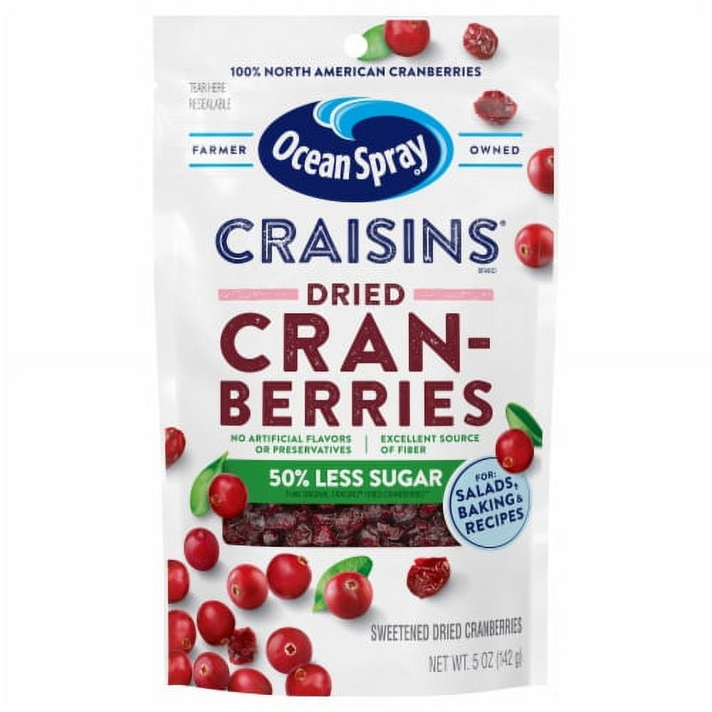 Ocean Spray Reduced Sugar Craisins 5 oz - Walmart.com