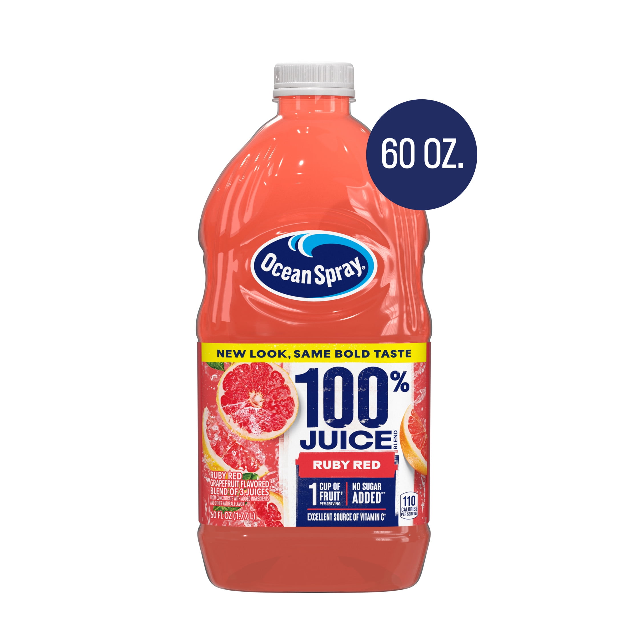 Ocean Spray® 100% Ruby Red Grapefruit Juice, 100% Juice, 60 fl oz ...