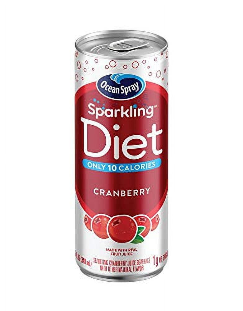 Ocean Spray Sparkling Diet Cranberry Juice Cocktail, 11.5 oz cans (Pack ...