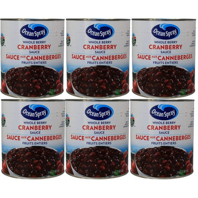 Ocean Spray Whole Berry Cranberry Sauce Bulk Food Service | 2.45L/82 fl ...