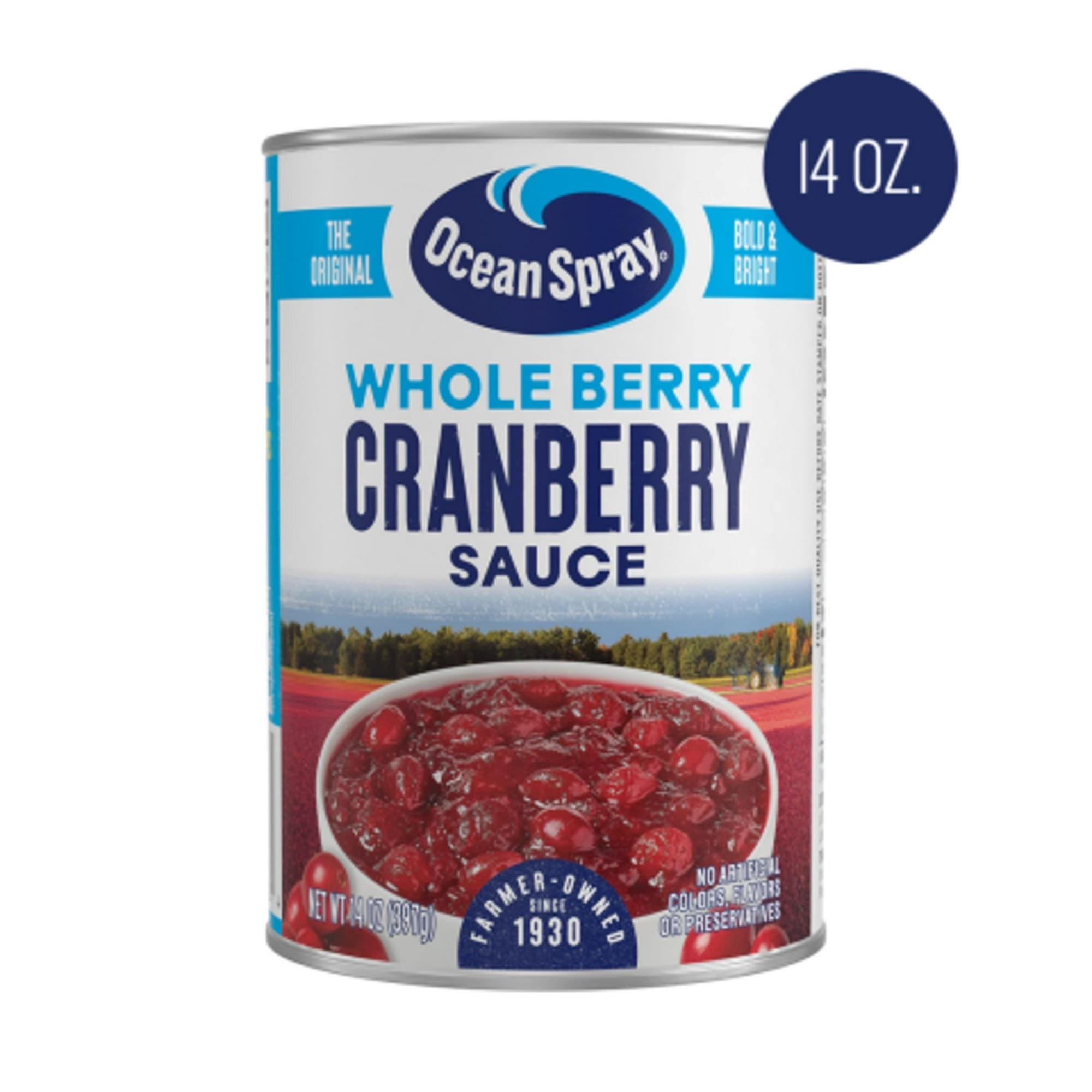 Ocean Spray® Whole Canned Cranberry Sauce, Side Dish, 14 oz Can ...