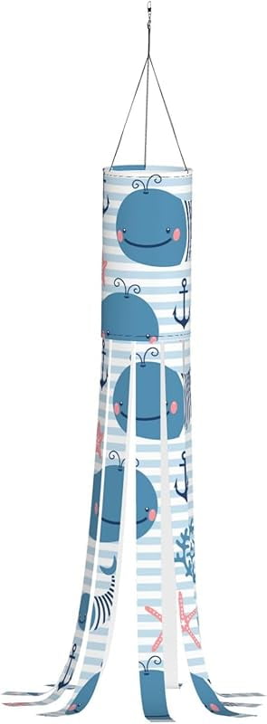 Ocean Starfish Halloween Windsock,40In Wind Socks for Outside Heavy ...