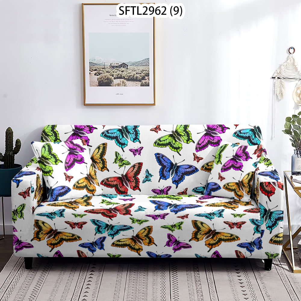 Ocean Style Sea Turtle GoldCover Sofa 1/2/3/4-Seat Sectional L-Shape ...