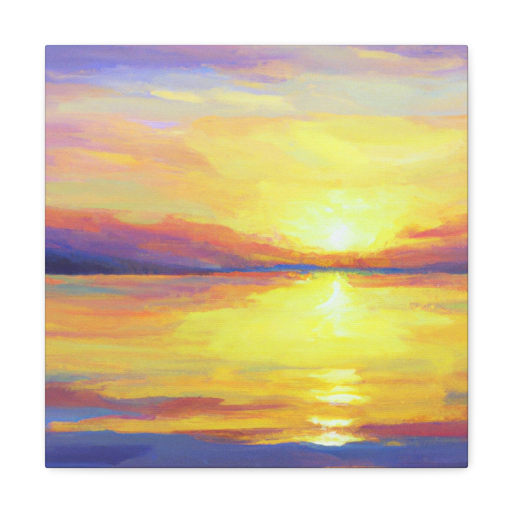 "Ocean Sunrise Fauvism" - Canvas - Walmart.com