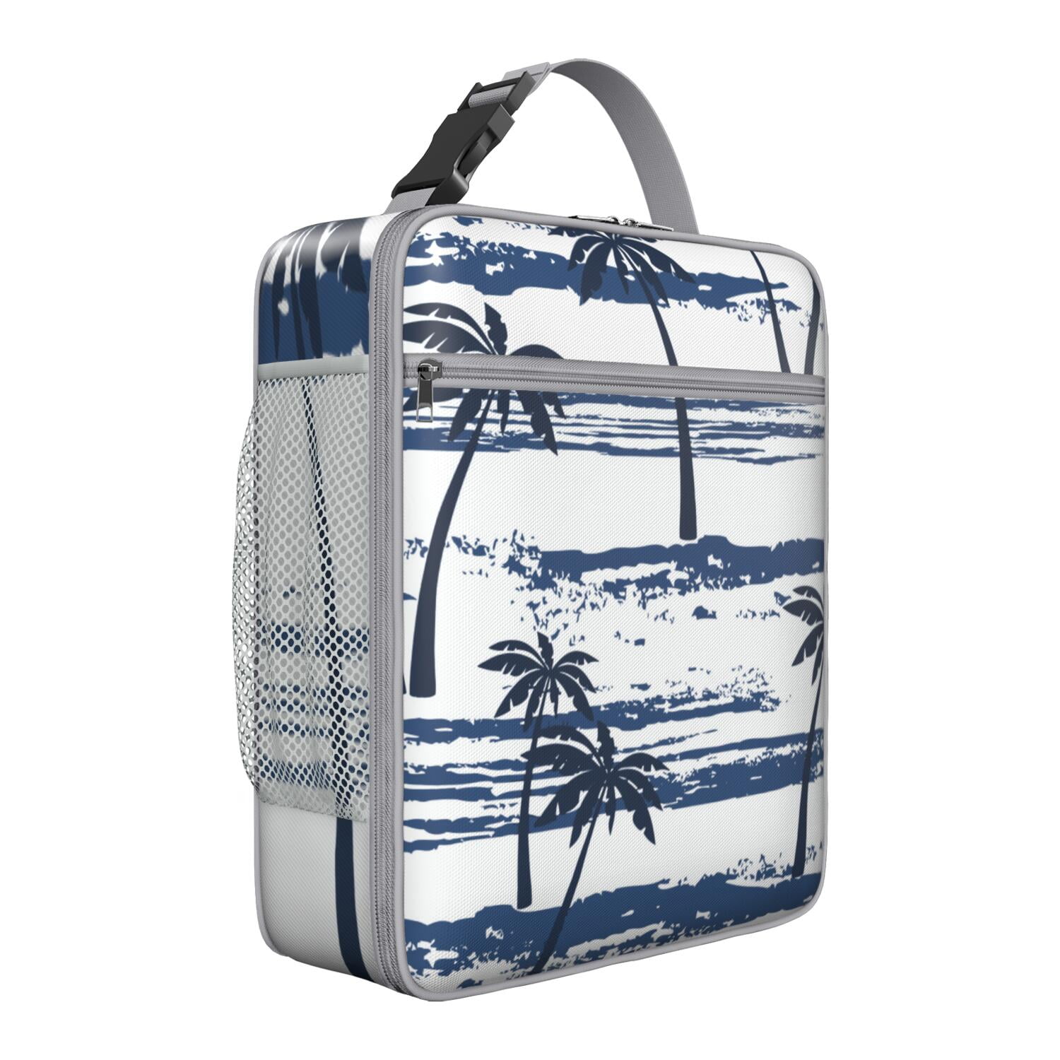 Ocean Sunset with Palm Trees Tropical Beach Sunset Insulated Lunch Bag ...