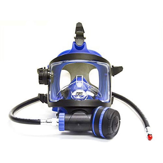 Ocean Technology Systems OTS Guardian Full Face Mask (Black Frame/Blue ...