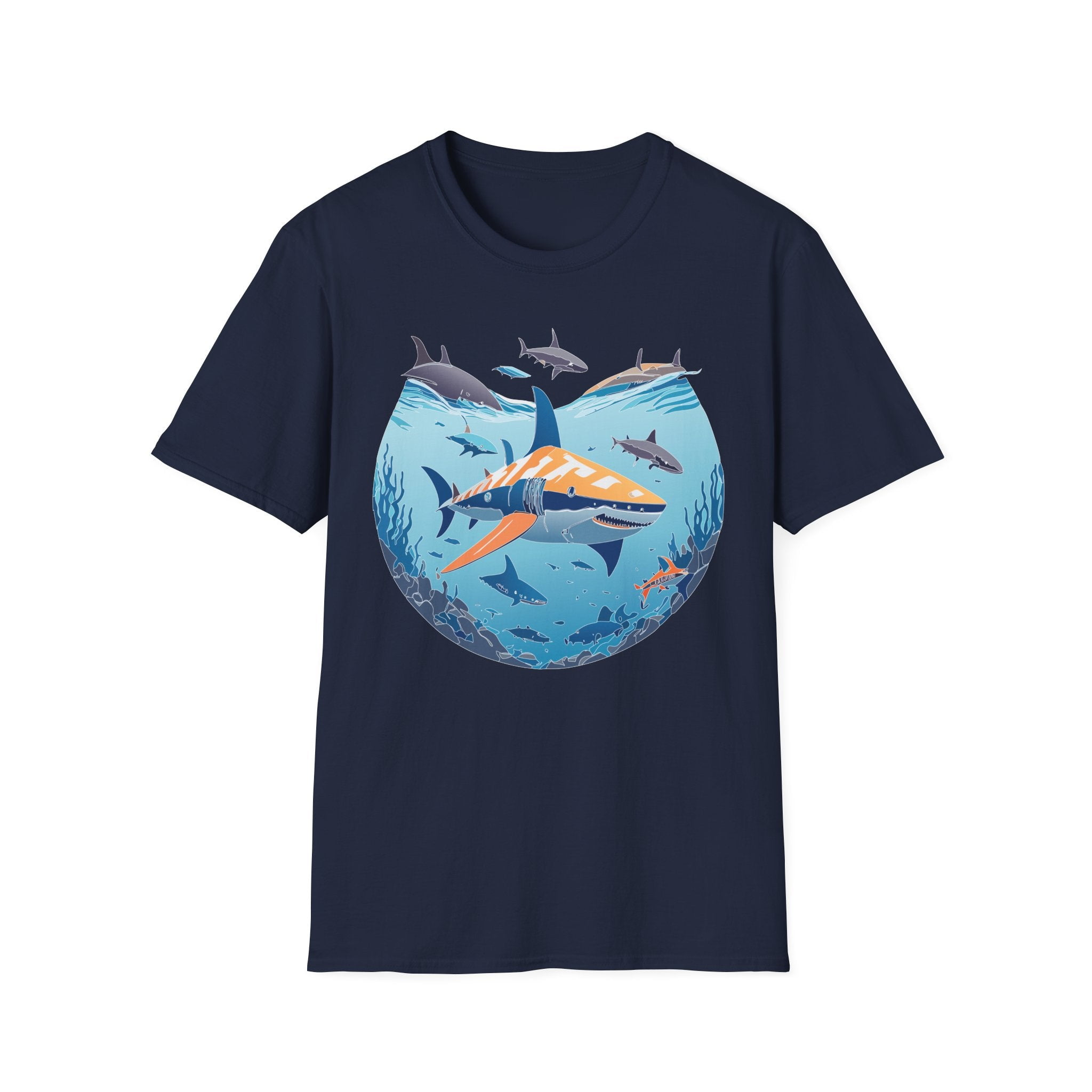 Ocean Tee Shirt, Ocean Shirt, Shirt with Ocean, U boat Tees, Shirt with ...