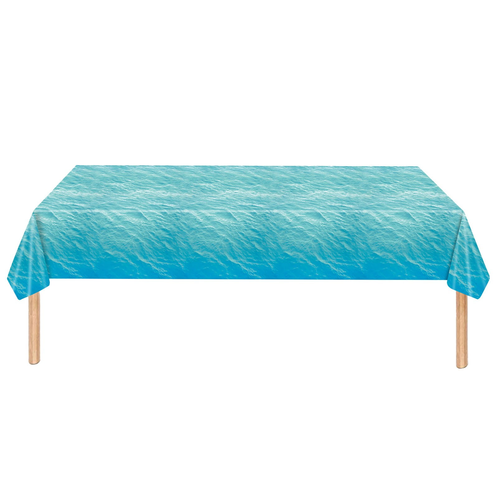 Ocean Theme Disposable Plastic Tablecloths – Waterproof Party Supplies ...