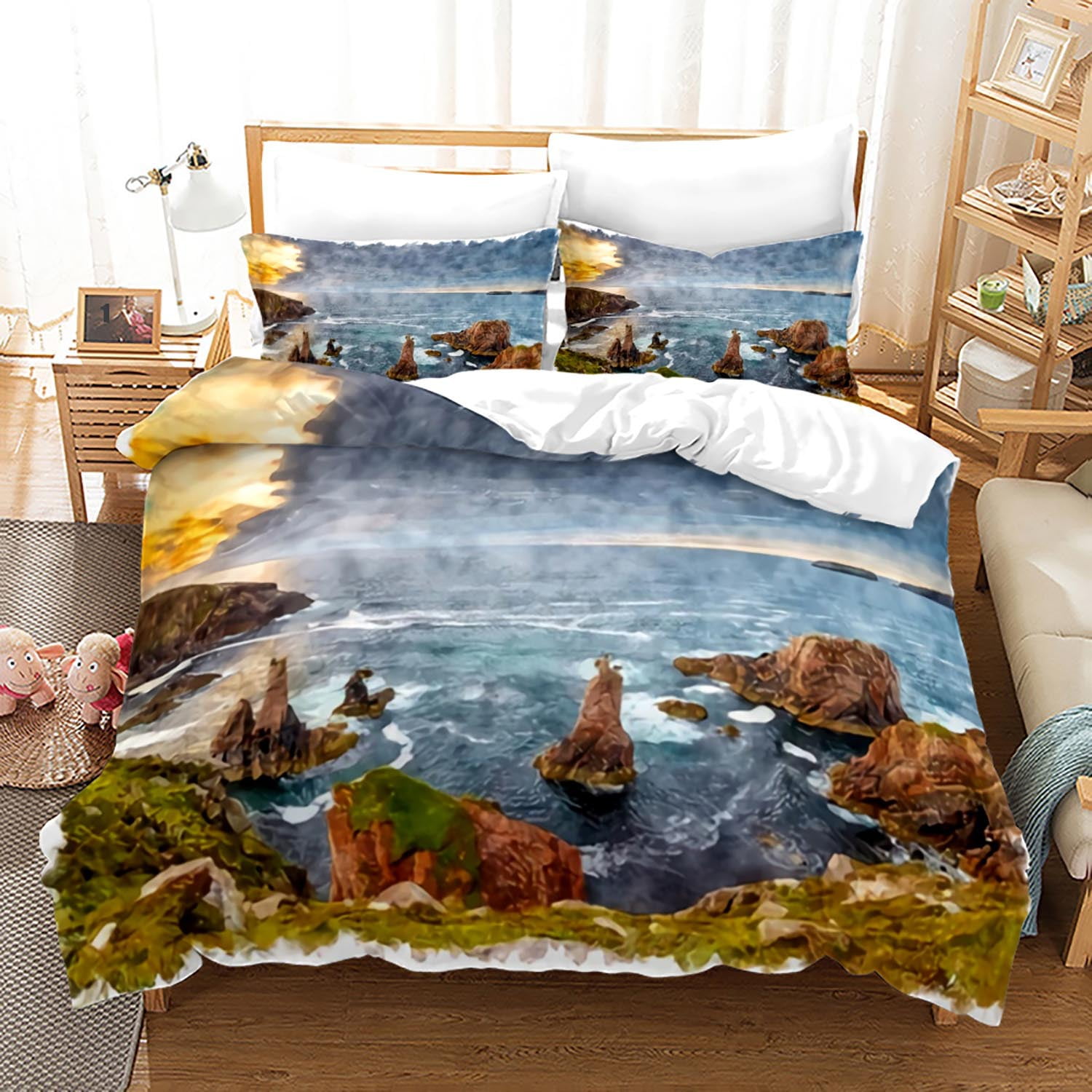 Ocean Themed Duvet Cover Set,Beach Theme Kids' Bedding Sets Collections ...