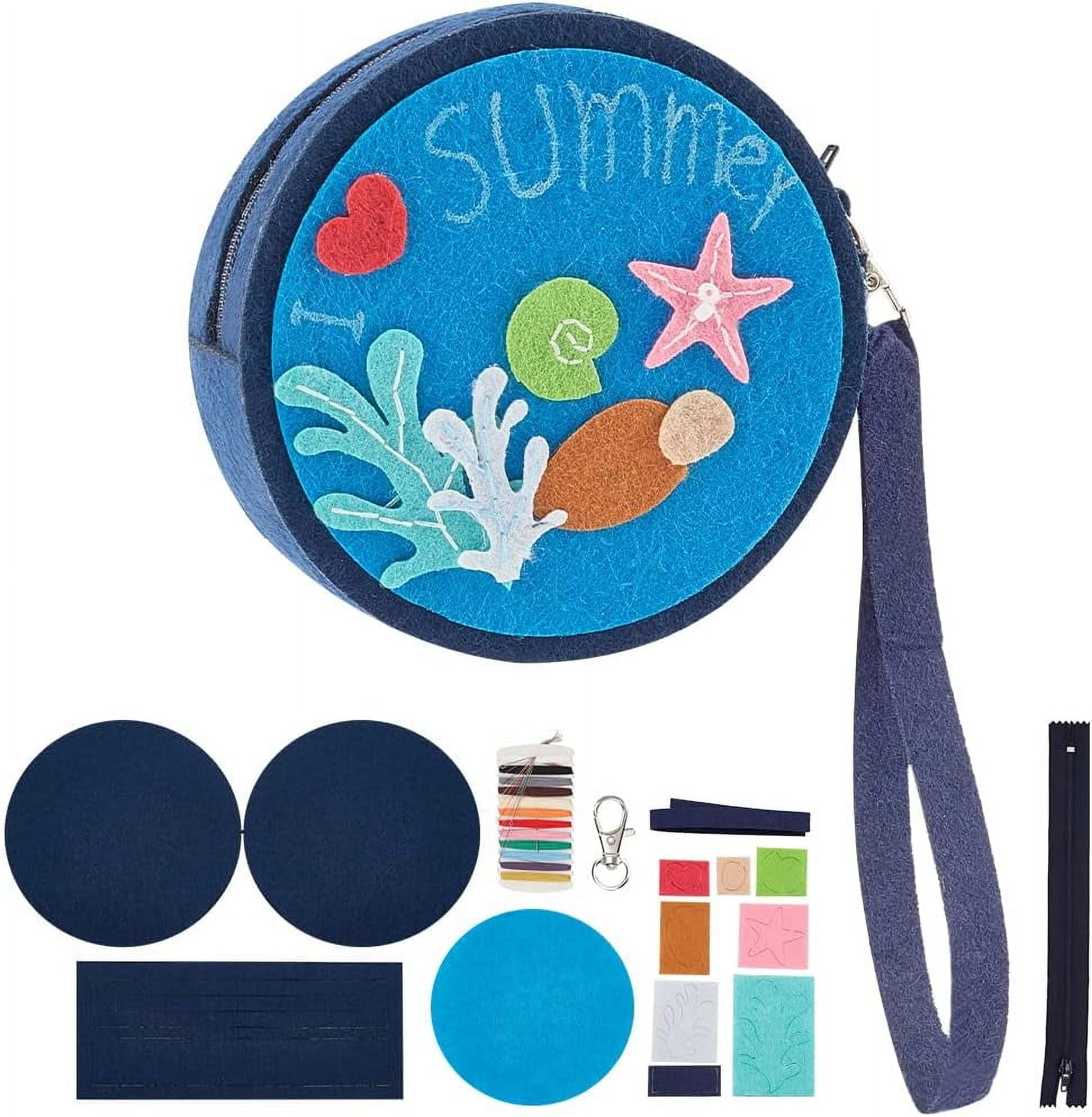 Ocean Themed Felt Purse Bag Kit Sew Your Own Purses with All ...
