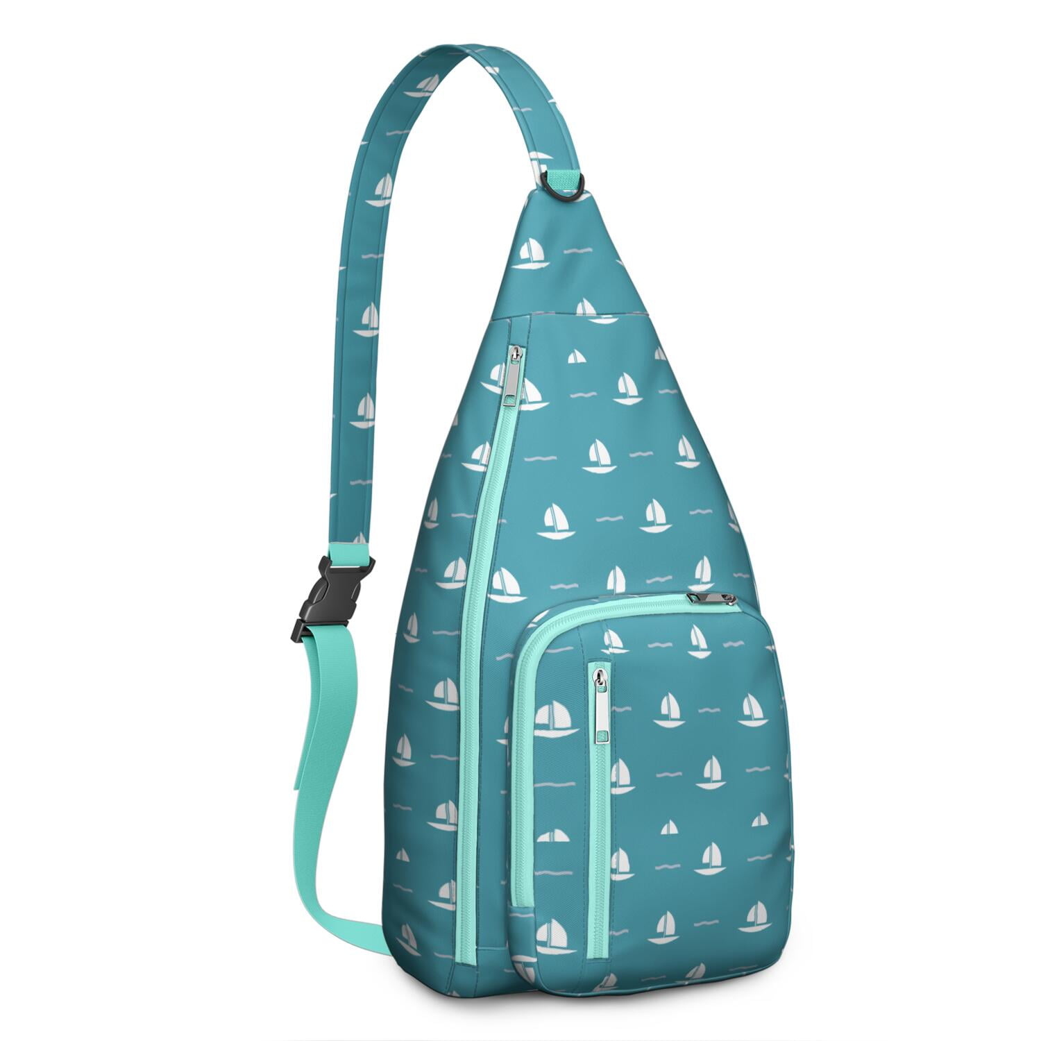 Ocean-Themed Shoulder Bag - Marine Lighthouse & Compass Design, Water ...