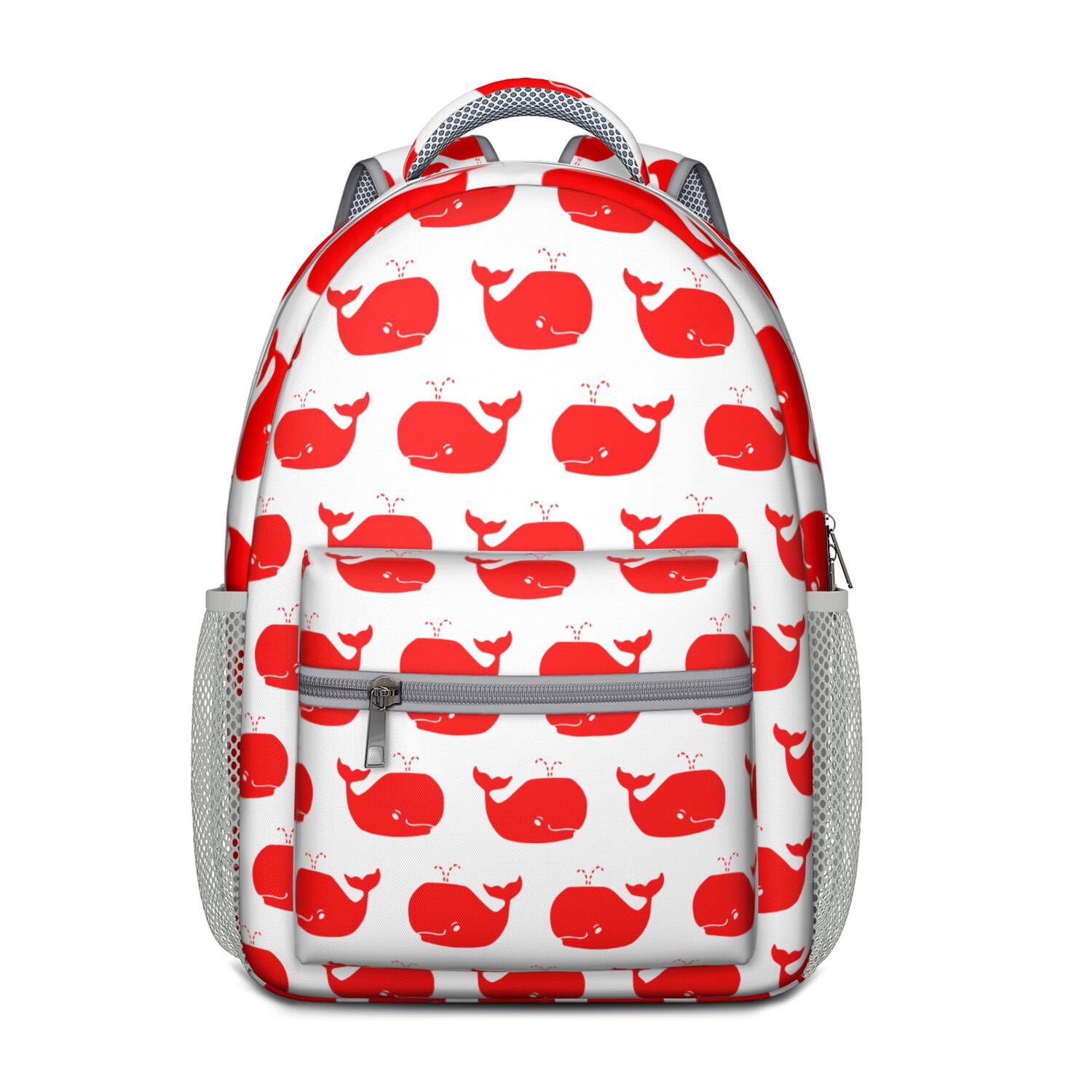 Ocean Themed Waterproof Backpack - Mystical Shark Illustration, Padded ...