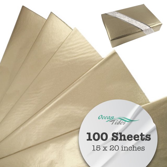 Ocean Tides Tissue Paper - Bulk Craft Wrapping Tissue Paper - 100 ...