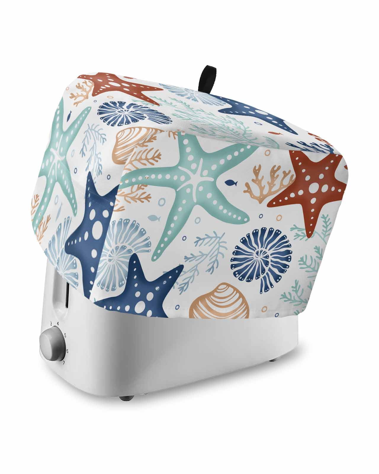 Ocean Toaster Cover 2 Slice, Summer Marine Life Starfish Shell Blue ...