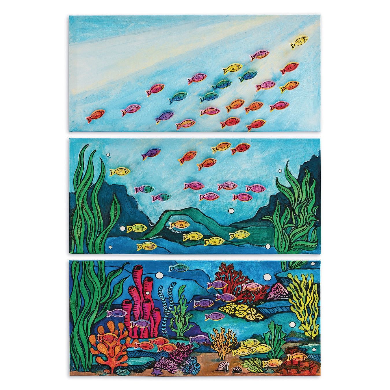 Ocean Triptych Collaborative Craft Kit - Walmart.com