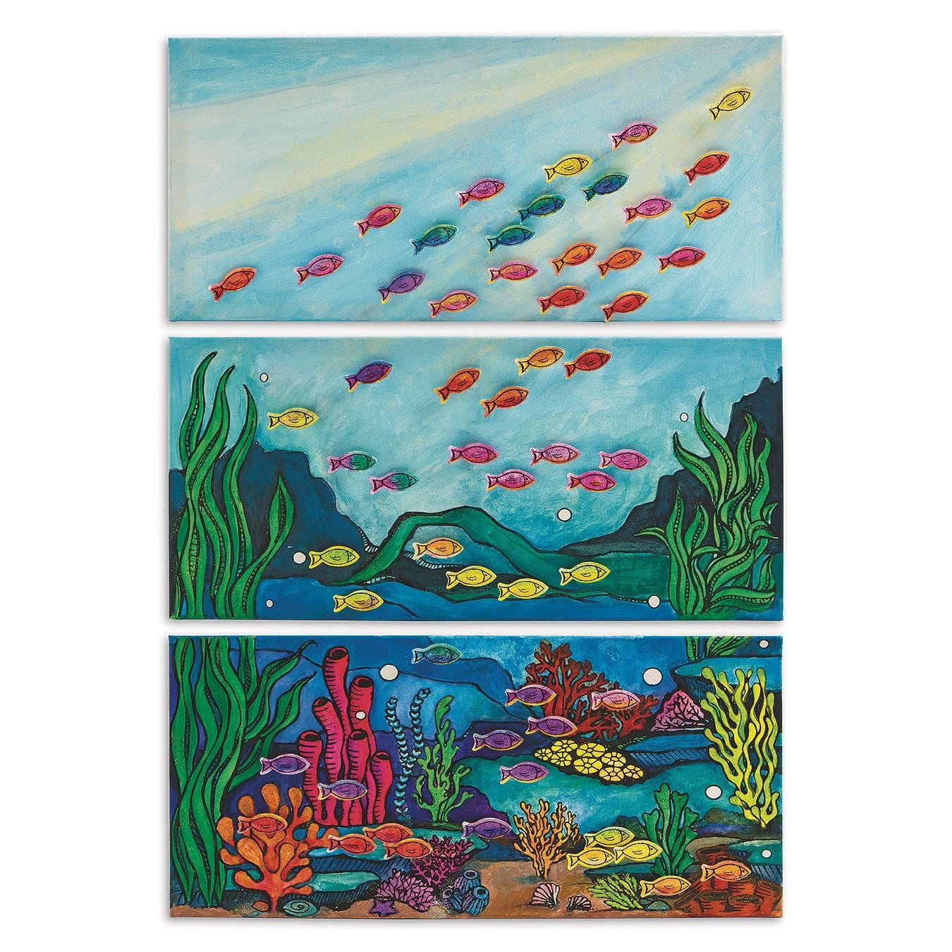 Ocean Triptych Collaborative Craft Kit - Walmart.com