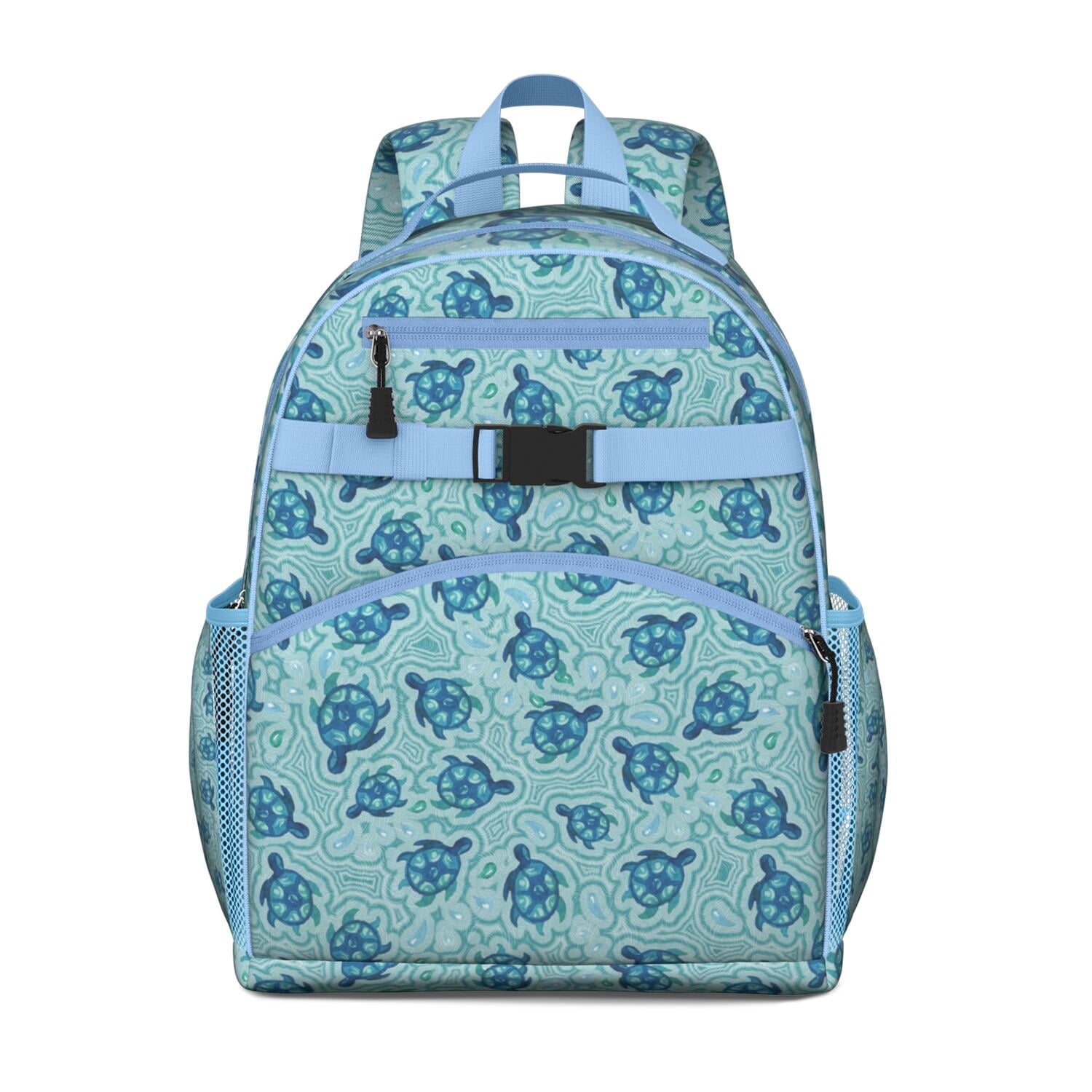 Ocean Turtle Students Backpack with Tropical Marine Life and Hawaiian ...