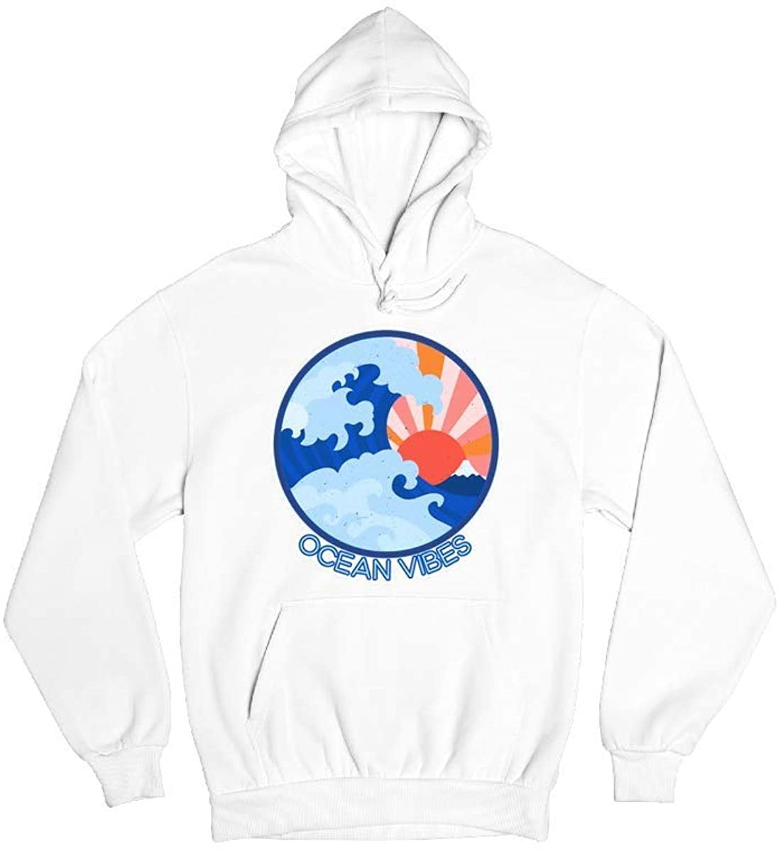 Ocean Vibes with Sun Rays Summer Vacation Fashion Novelty Design Cotton ...