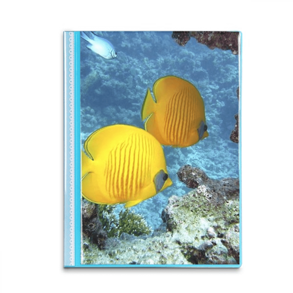 Ocean Water Fish Nature Picture Book Sheet Protectors Portfolio Binder ...